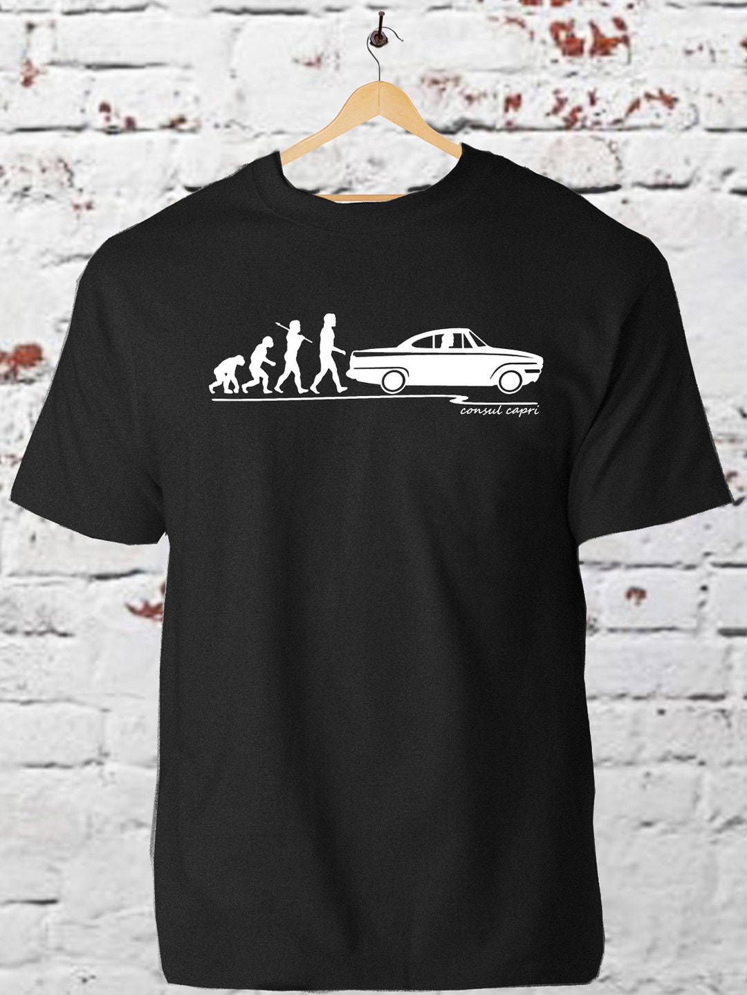Ford Consul Capri. Evolution of Man T-shirt Gift Present - Etsy UK