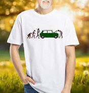 Unisex Minimalist Austin Mini Shirt, Classic Mini Cooper Tshirt, Mini ...