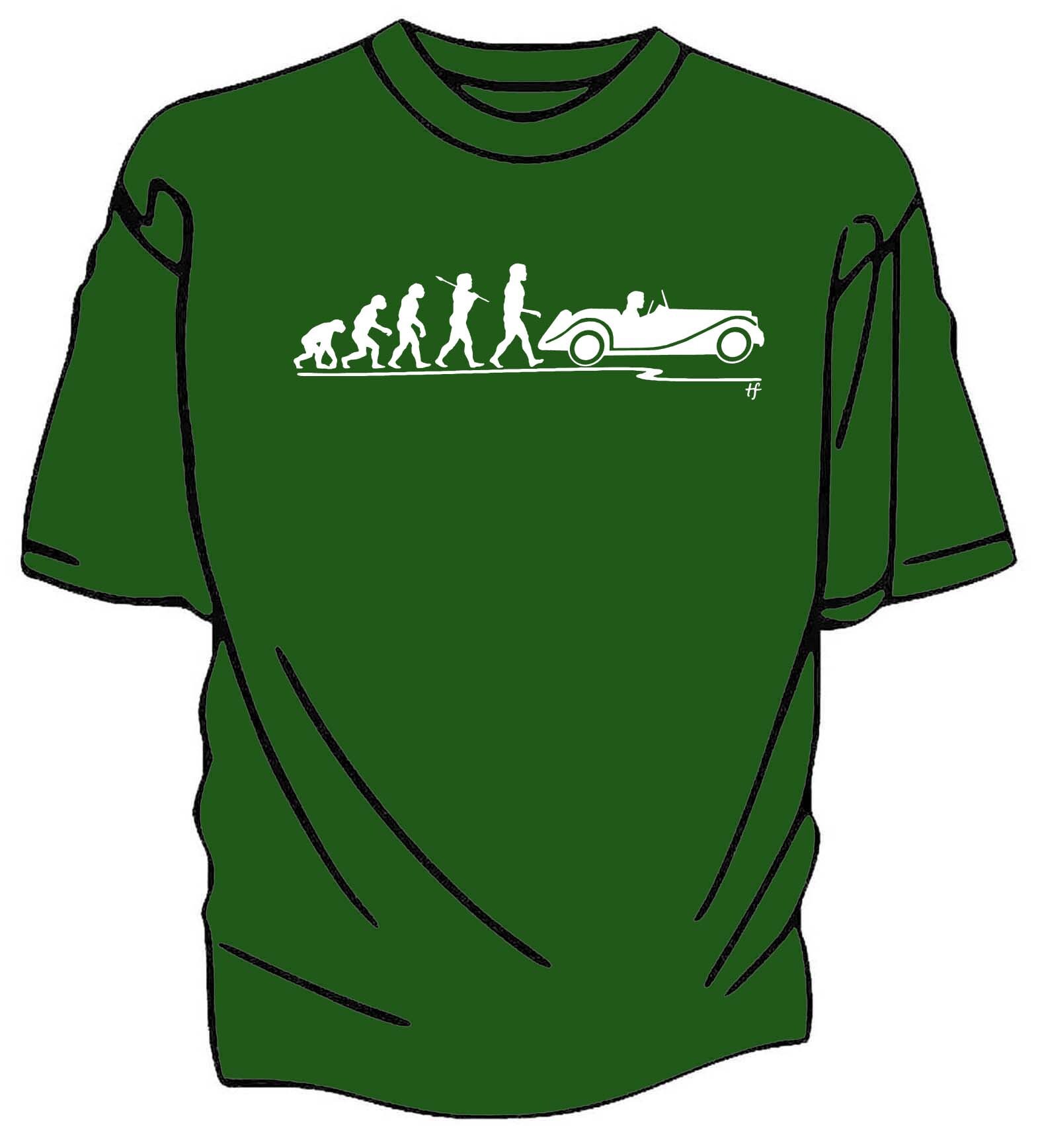 MG TF. Evolution of Man T-shirt. Tee. Shirt - Etsy