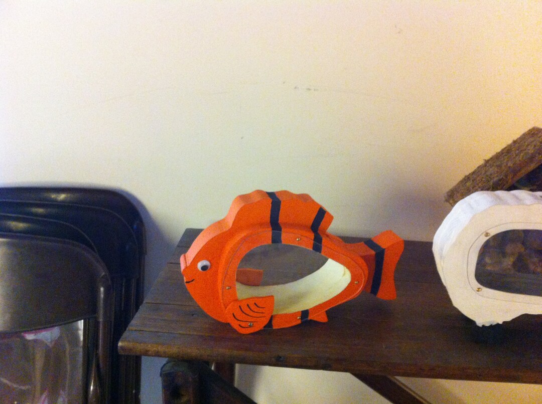 Fish Wooden Piggy Bank - Etsy