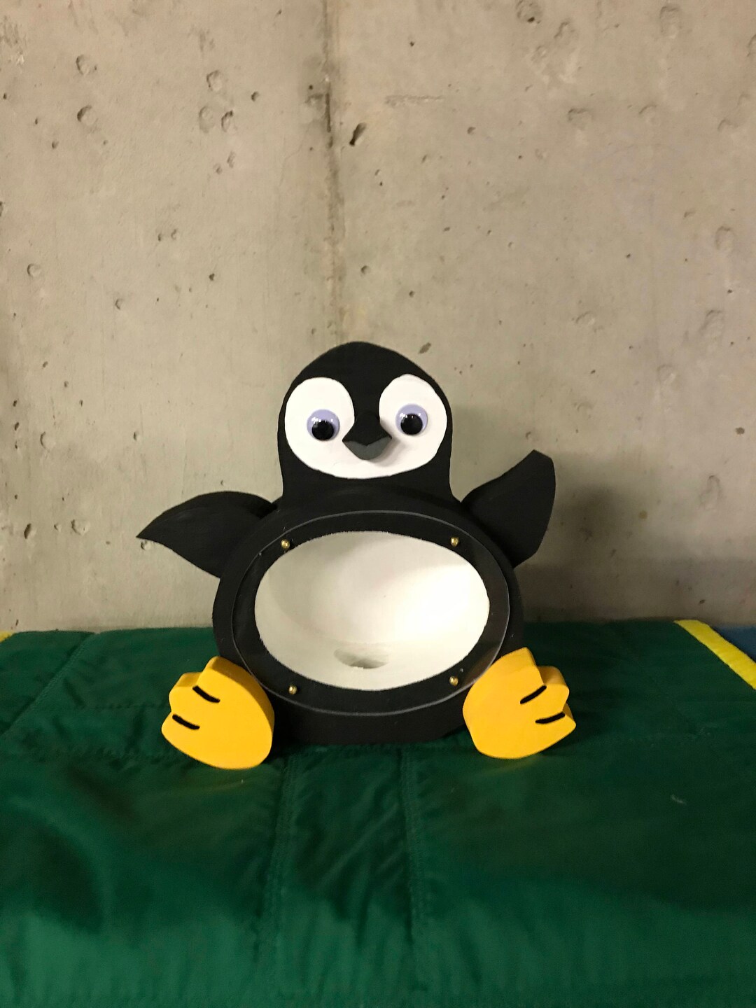 Penguin Wooden Piggy Bank - Etsy