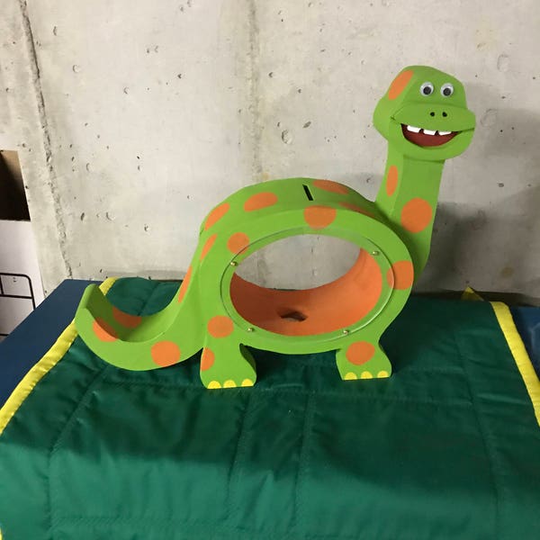 Wooden Dinosaur Bank - Etsy