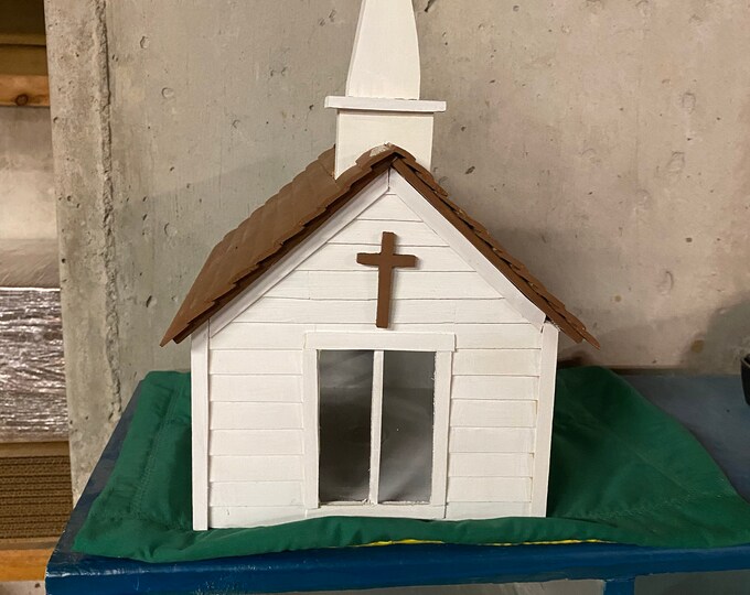 Little White Church Piggy Bank - Etsy
