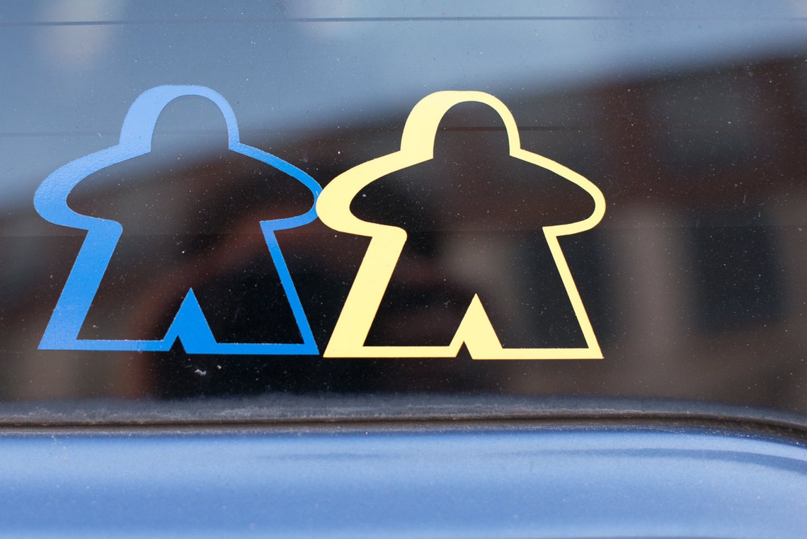 Meeple Vinyl Decal for Board Game Family Car Decal or Laptop - Etsy