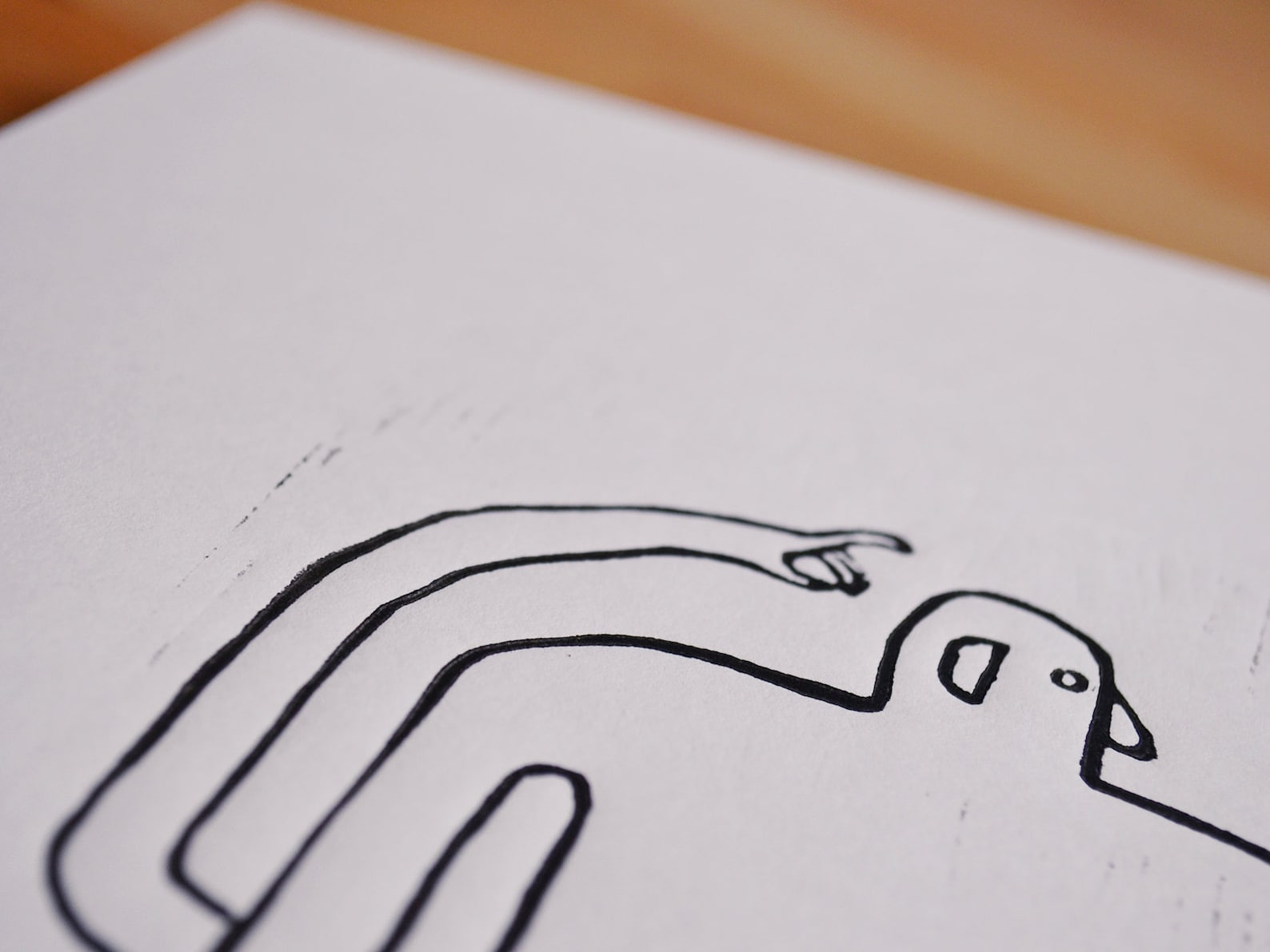 Person 1 · Original Linocut · Limited Edition - Etsy