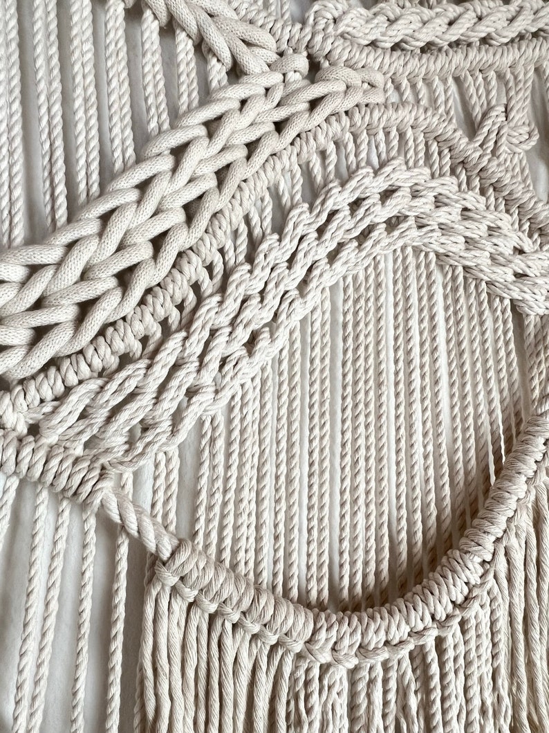 DIY Macraweave Wall Hanging, PDF Pattern and Macrame Knots and ...