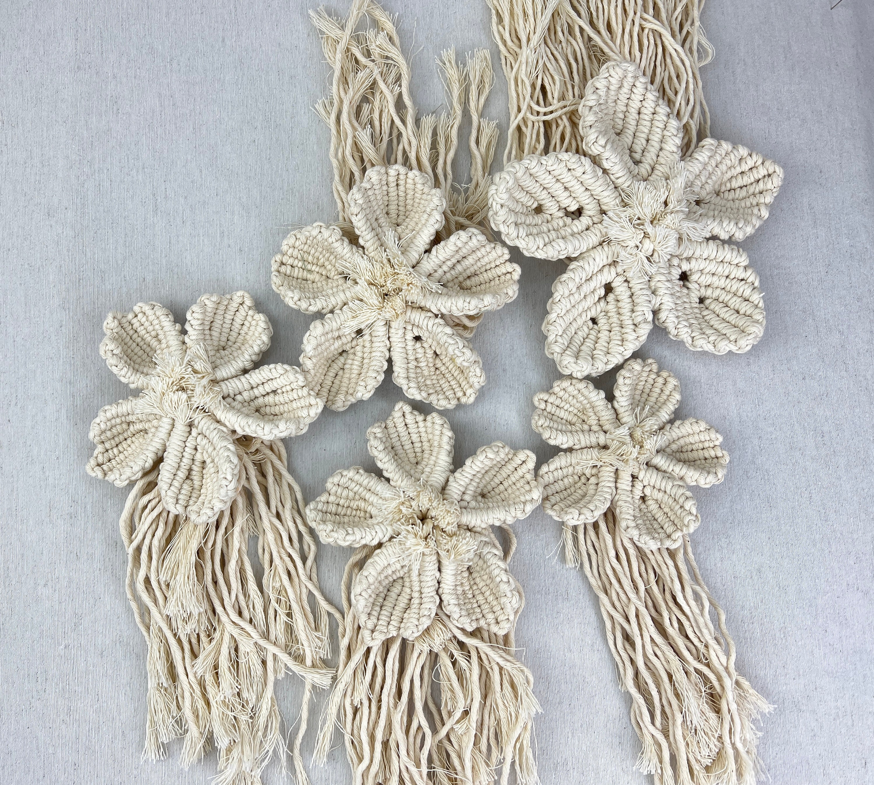 Complete Macrame Flower Pattern Guide: Create 5 Different Sizes and ...