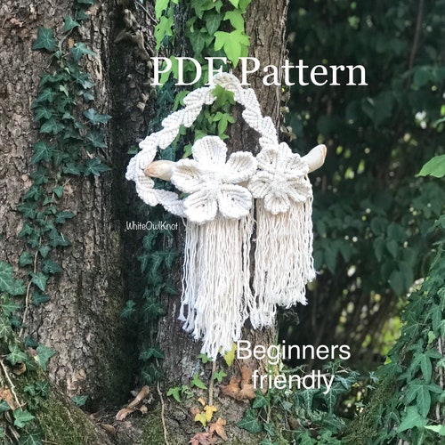 Macrame Pattern PDF Step by Step Macrame Tutorial Beginner - Etsy
