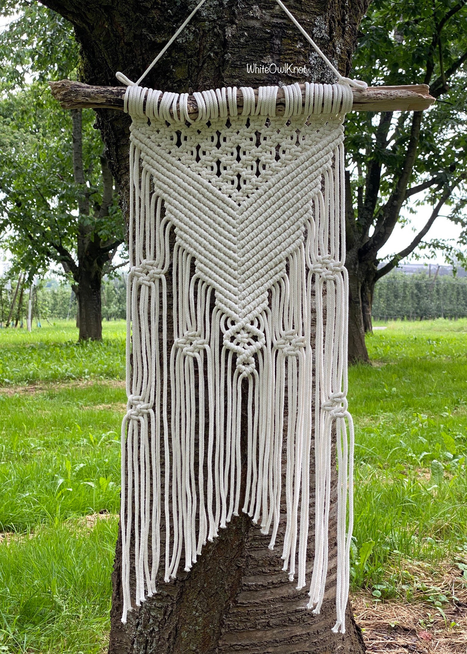 PDF Pattern Macrame Wall Hanging, Macrame Tutorial, BEGINNER, DIY ...