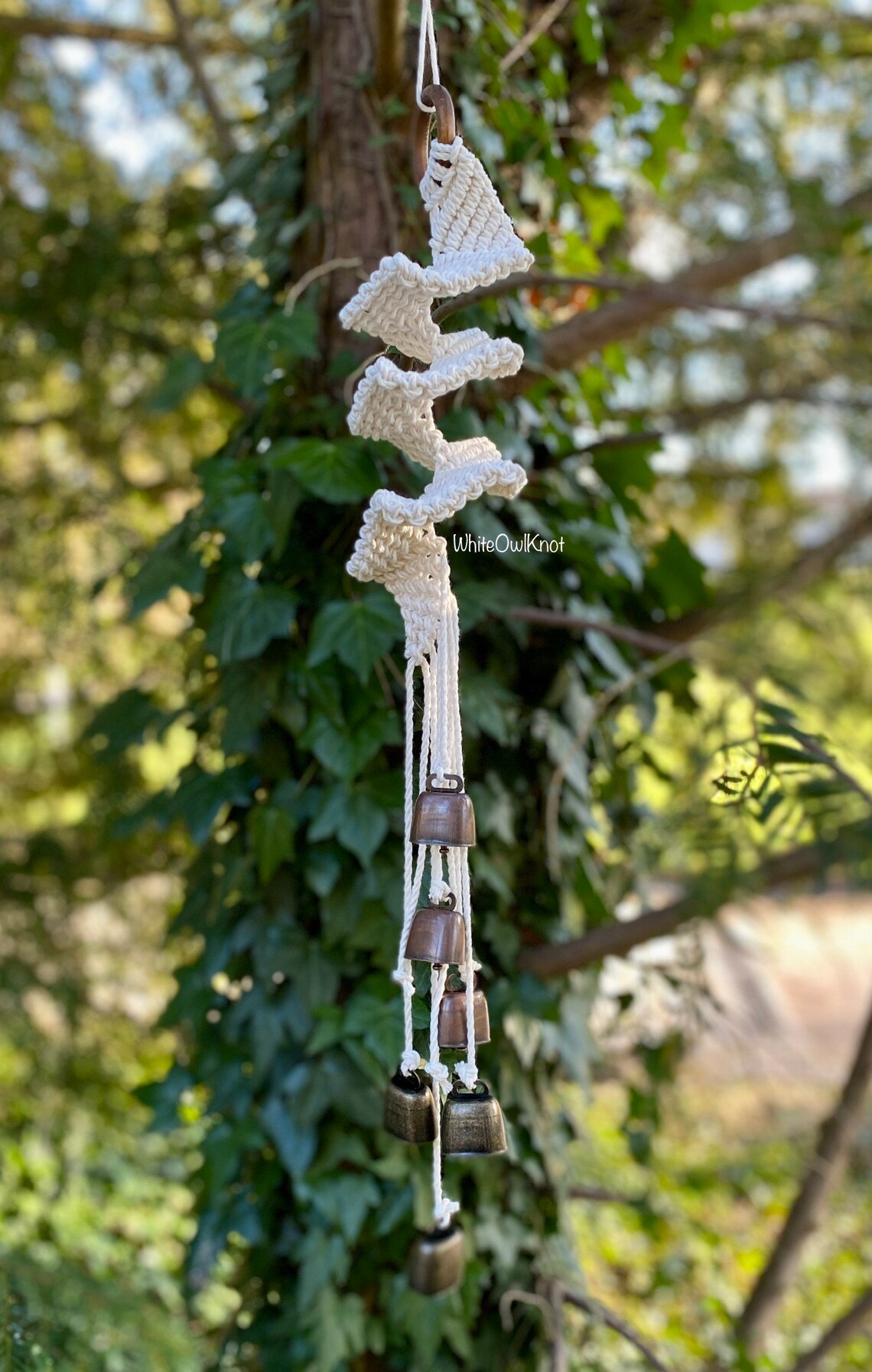 DIY Pattern Wind Chimes Macrame Spiral Wind Catcher Garden - Etsy