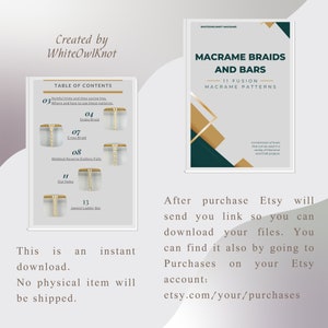 11 Macrame Braids and Bars, Fusion Macrame Patterns to Use in Your Own ...