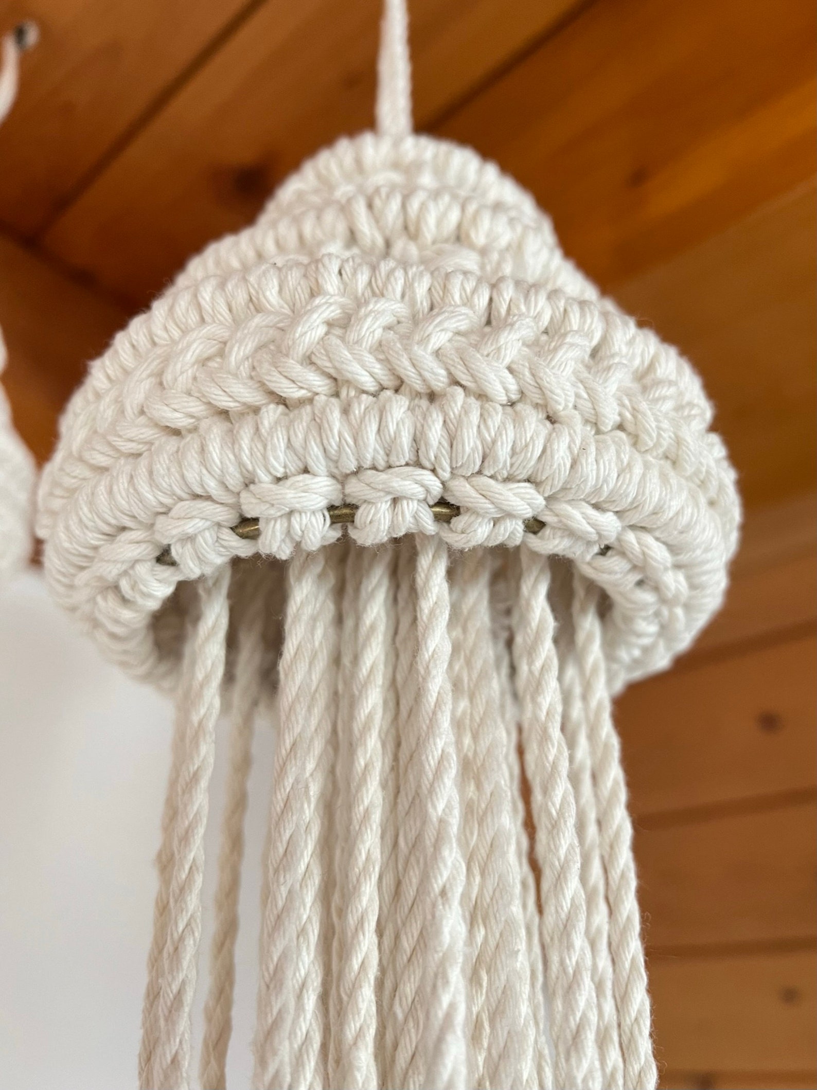 DIY Macrame Jellyfishmacrame PDF Patternstep by Step Macrame - Etsy