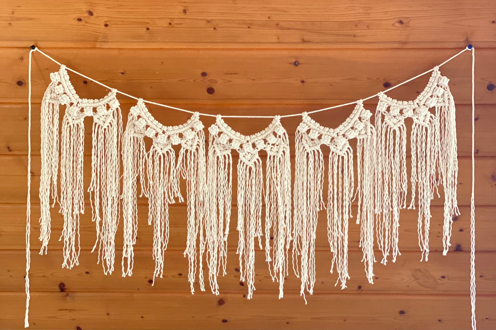 Macrame Garland PDF Pattern Macrame Wall Hanging Tutorial - Etsy