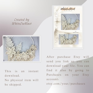 Complete Macrame Flower Pattern Guide: Create 5 Different Sizes and ...