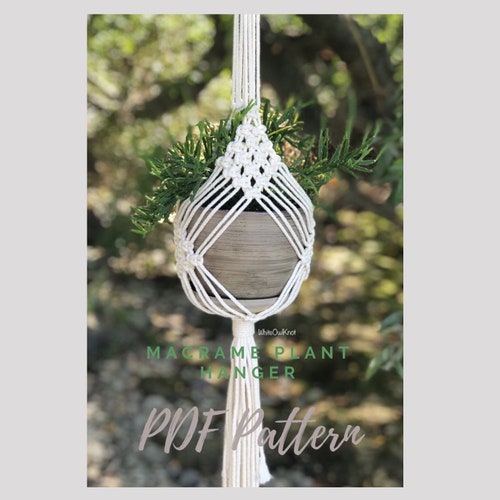 Macrame Lace BEGINNER Pattern Tutorial PDF Pattern Step by - Etsy