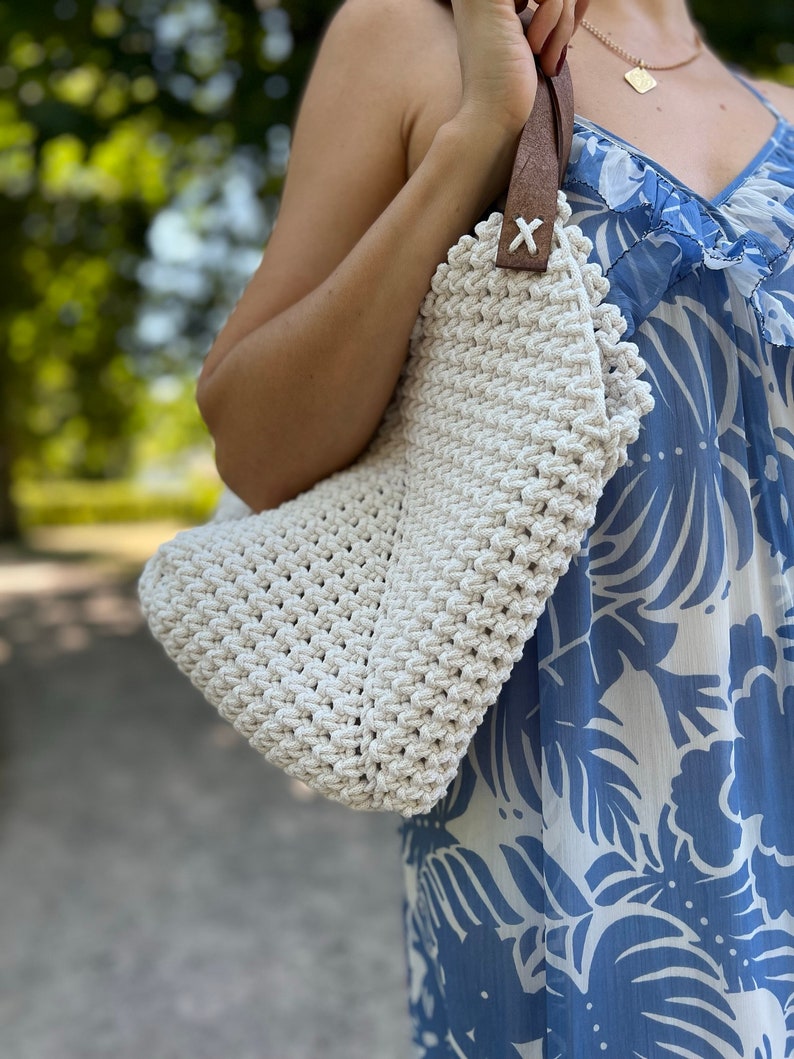 Macrame Bag PDF Pattern DIY Macrame Boho Purse Handbag - Etsy