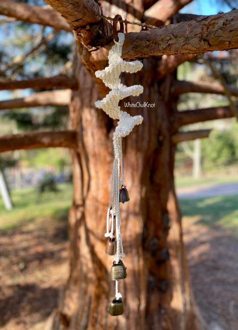 DIY Pattern Wind Chimes Macrame Spiral Wind Catcher Garden - Etsy
