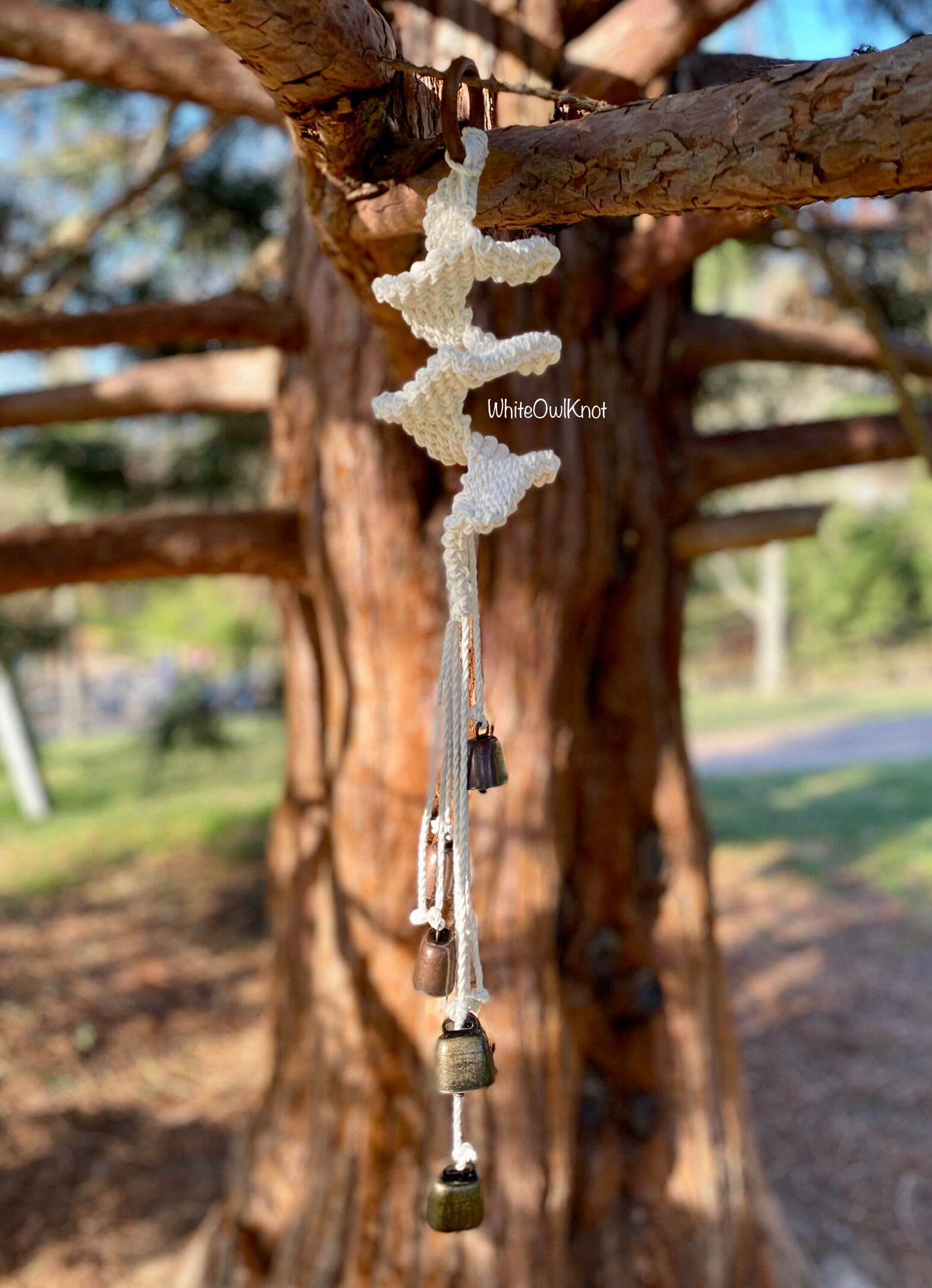 DIY Pattern Wind Chimes Macrame Spiral Wind Catcher Garden - Etsy