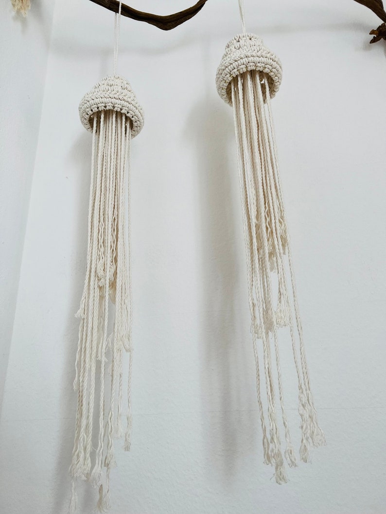 DIY Macrame Jellyfishmacrame PDF Patternstep by Step Macrame - Etsy