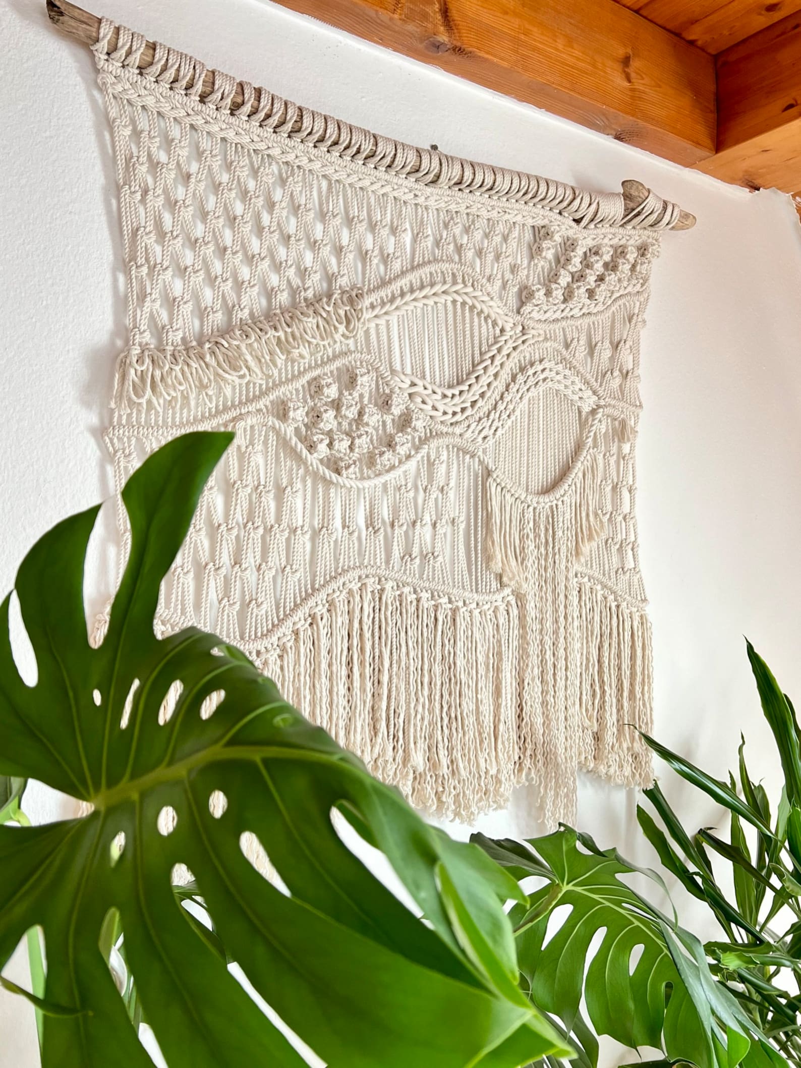 DIY Macraweave Wall Hanging PDF Pattern and Macrame Knots and - Etsy