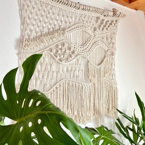 DIY Macraweave Wall Hanging, PDF Pattern and Macrame Knots and ...
