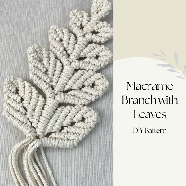 Macrame Branch - Etsy
