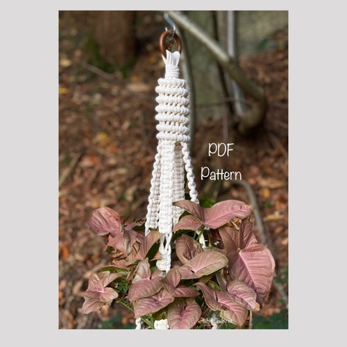 Macrame Plant Hanger PDF Pattern Pot Hanger Macrame. DIY - Etsy