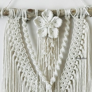 DIY Macrame Wall Hanging With Flower, BEGINNER Friendly, Set of 3 ...