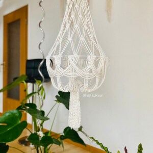 PDF Pattern Macrame Chandelier, Macrame Lampshade DIY Patterb, Macramé ...