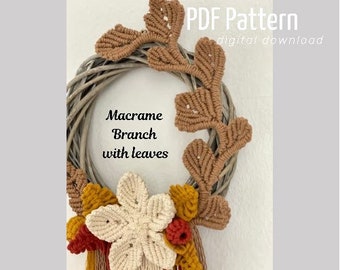 Macrame Lace BEGINNER Pattern Tutorial PDF Pattern Step by | Etsy