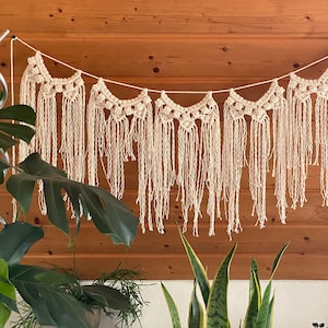 Macrame Garland PDF Pattern, Macrame Wall Hanging Tutorial, Step by ...