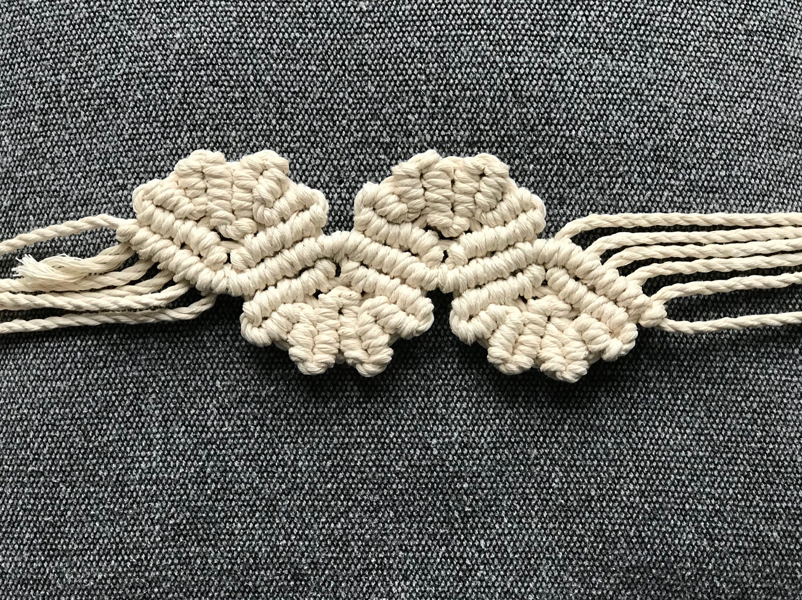 Macrame Lace BEGINNER Pattern Tutorial PDF Pattern Step by - Etsy