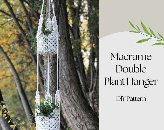Macrame Pod PDF Pattern Tutorial Instant Download Free Macrame Knot ...