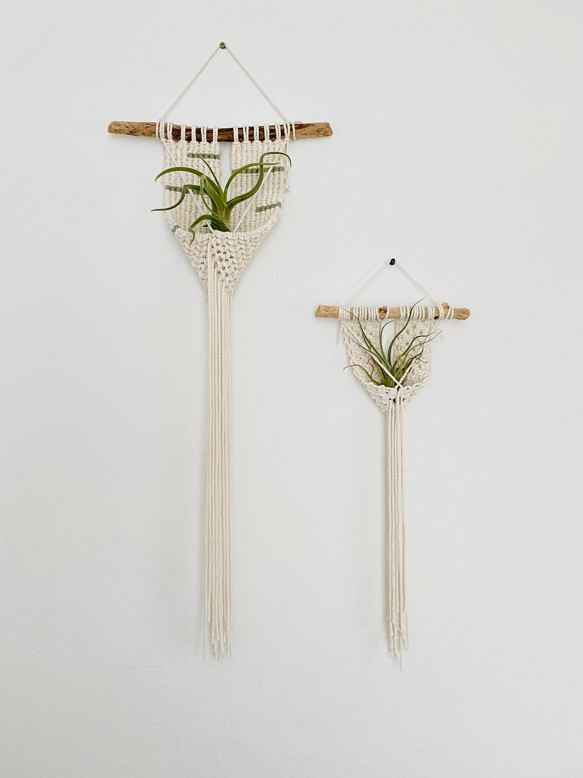 PDF Macrame Air Plant Holder Patternset of 2 Macrame Plant - Etsy