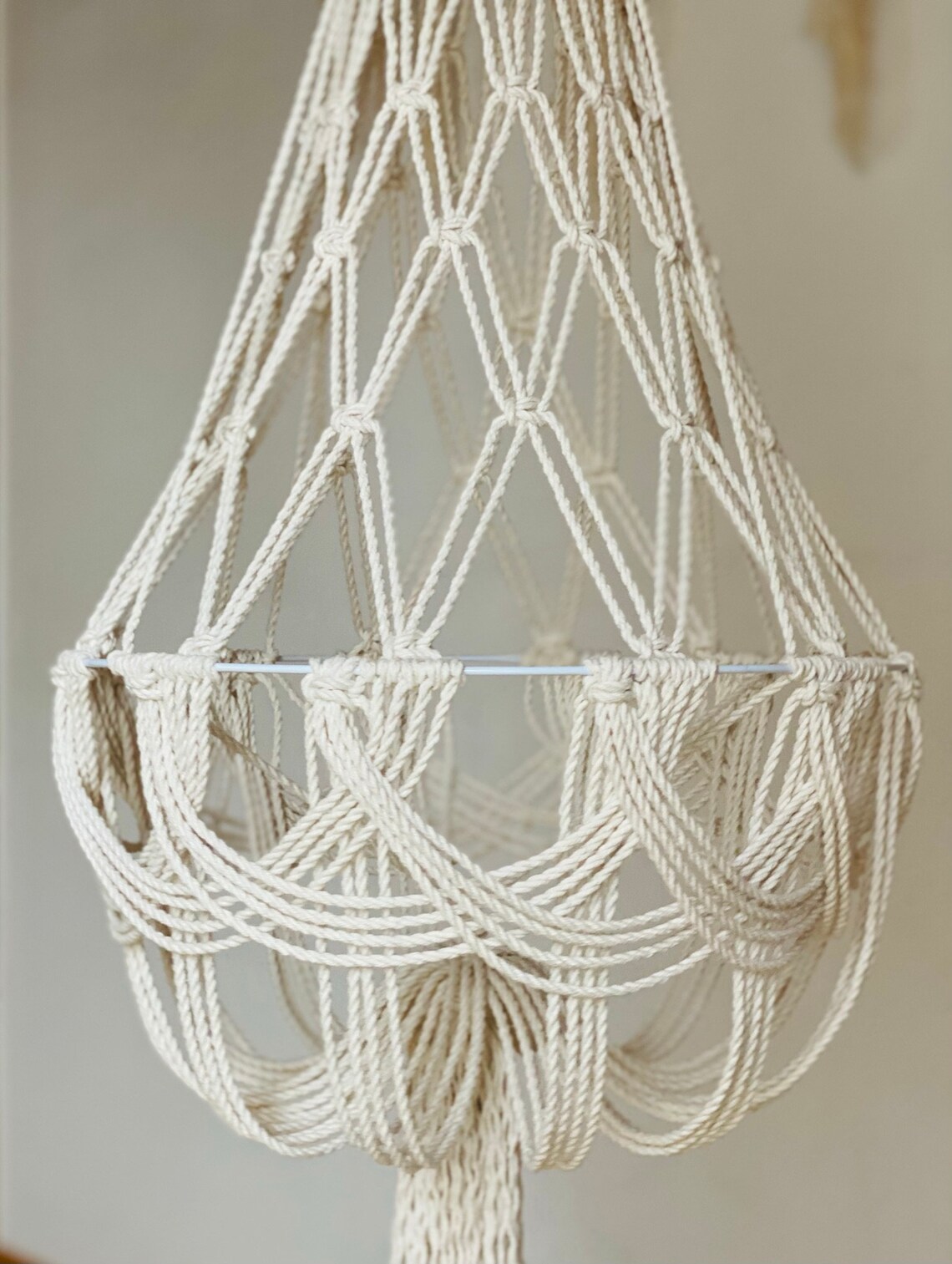 PDF Pattern Macrame Chandelier Macrame Lampshade DIY Patterb | Etsy