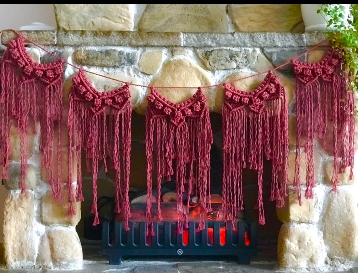 Macrame Garland PDF Pattern Macrame Wall Hanging Tutorial - Etsy