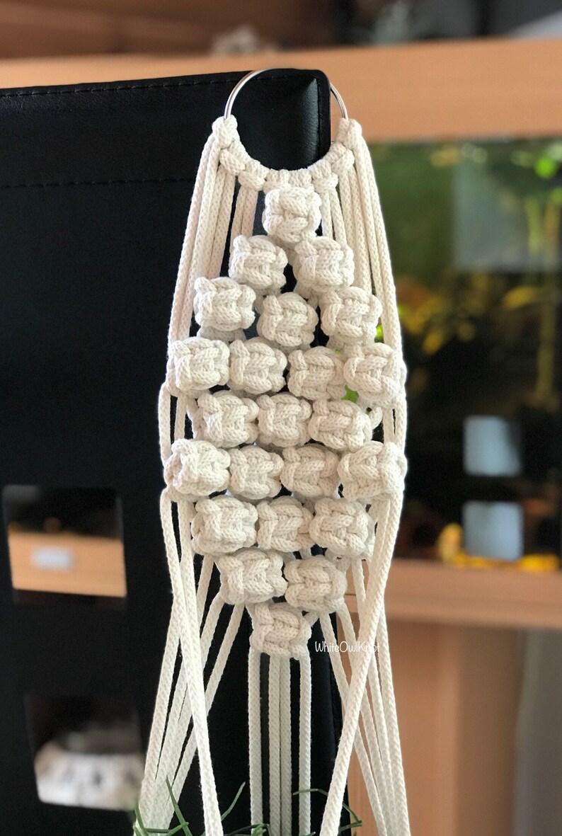 Set of TWO macrame plant hangers PDF Patterns DIY macrame | Etsy