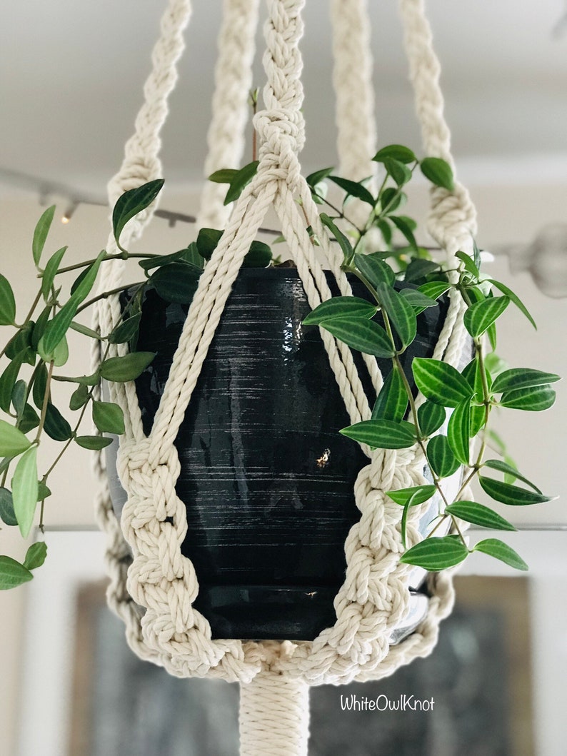 Macramé Pattern Plant Hanger Pdf DIY Tutorial Instructions - Etsy Australia