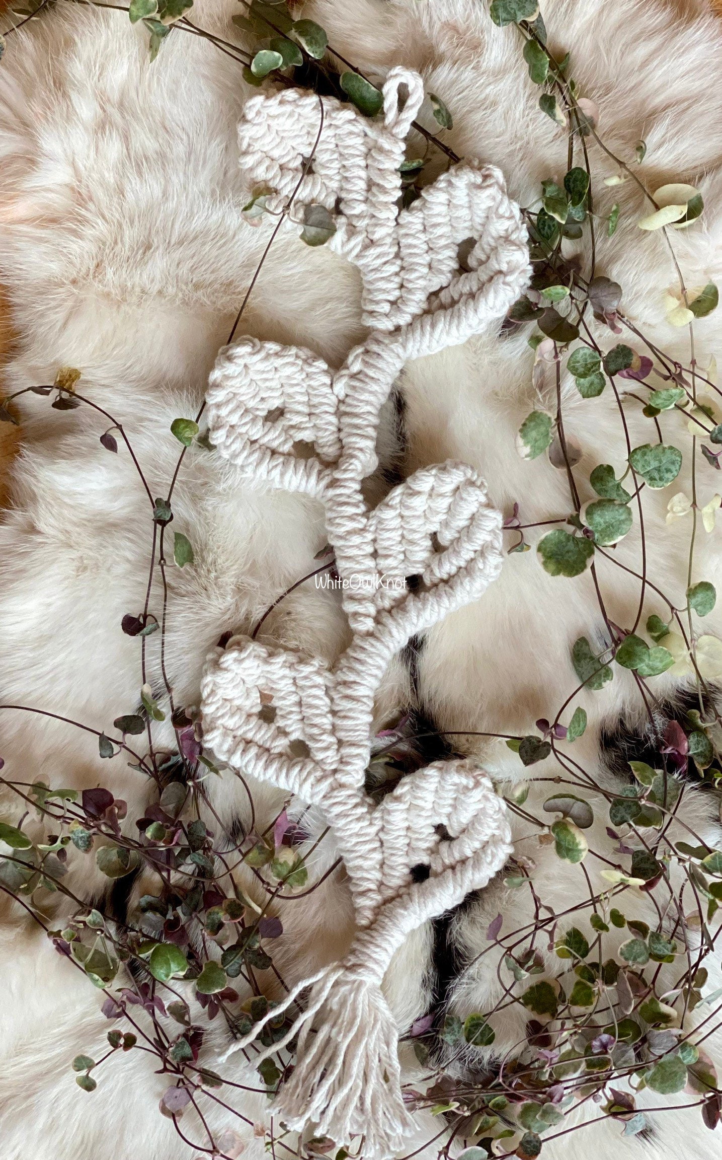 DIY Macrame Branch With Leaves Tutorial PDF Pattern Macramé | Etsy