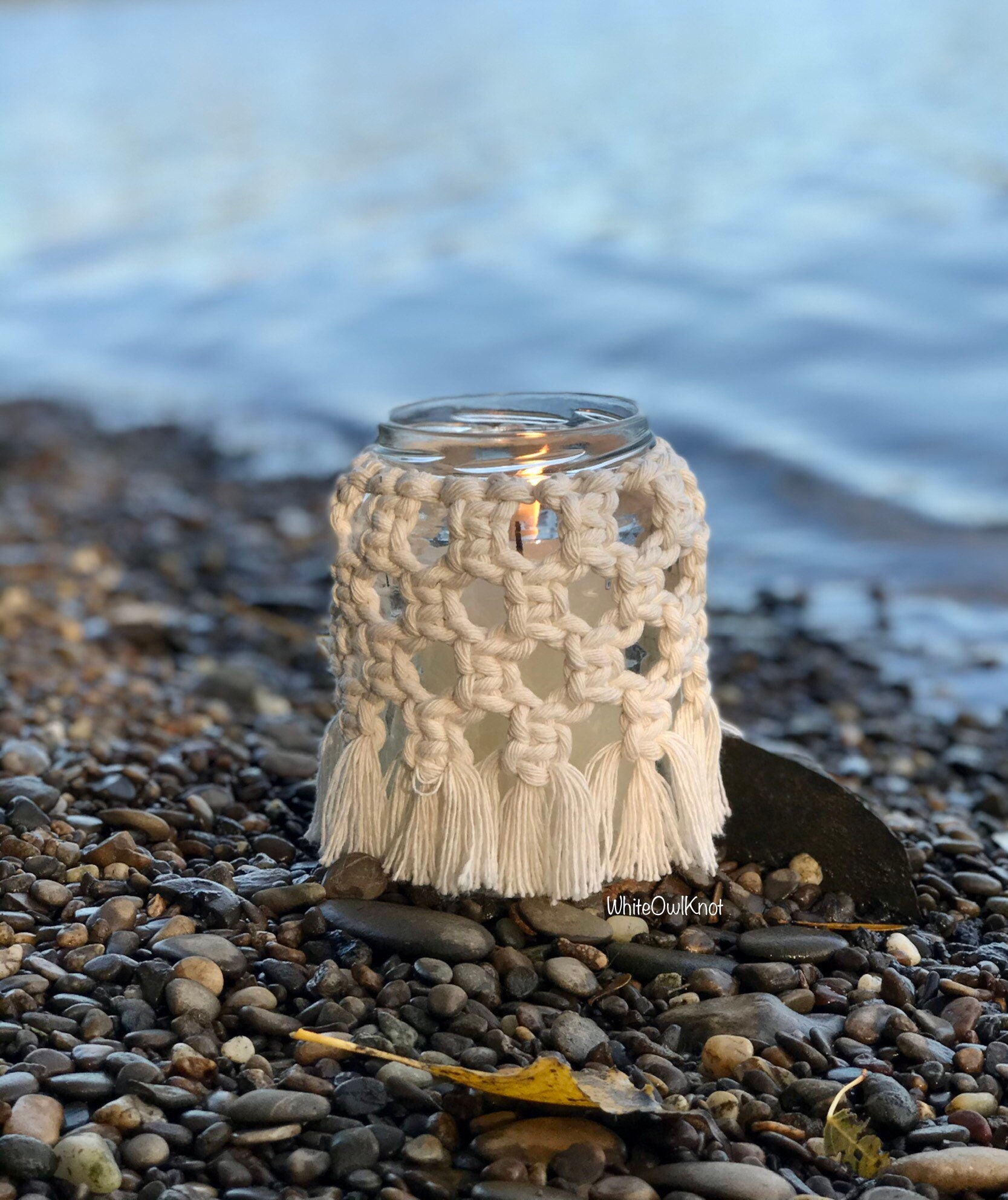 Macrame Jar Cover PDF Pattern Macrame Tutorial Macrame - Etsy Australia