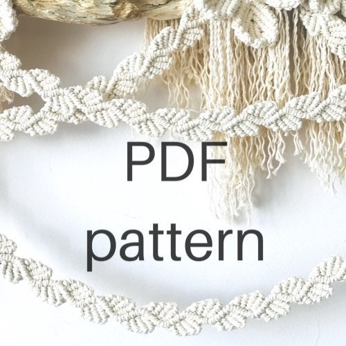 DIY Macrame Plant Hanger PDF Pattern Tutorial Instructions - Etsy