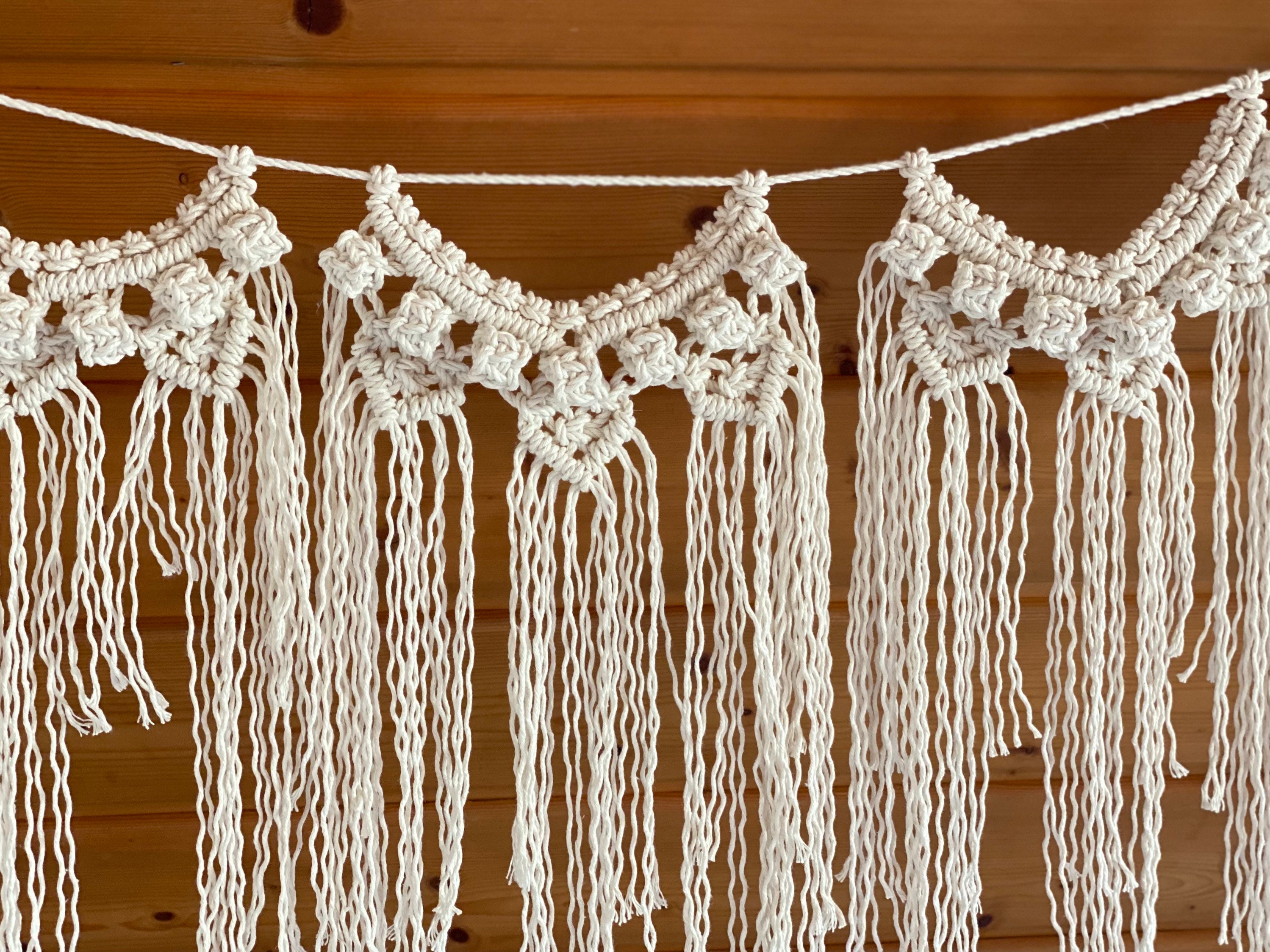 Macrame Garland PDF Pattern Macrame Wall Hanging Tutorial - Etsy