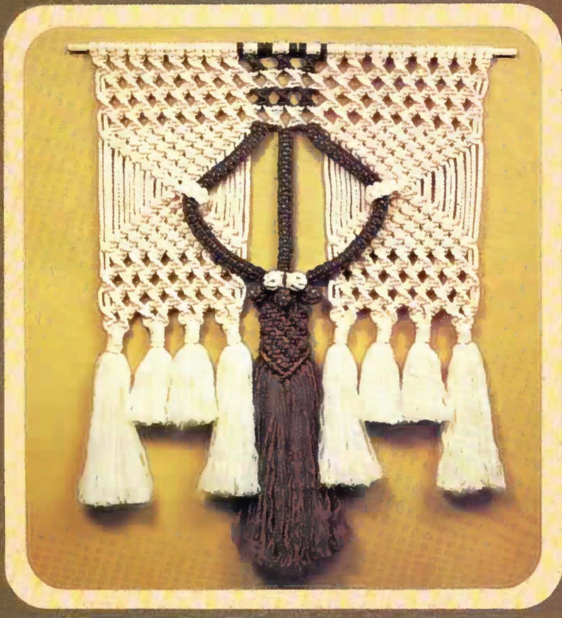 Fancy Strands Vintage Home Decor Macrame Wall Hanging PDF - Etsy