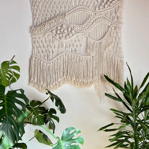 DIY Macraweave Wall Hanging, PDF Pattern and Macrame Knots and ...