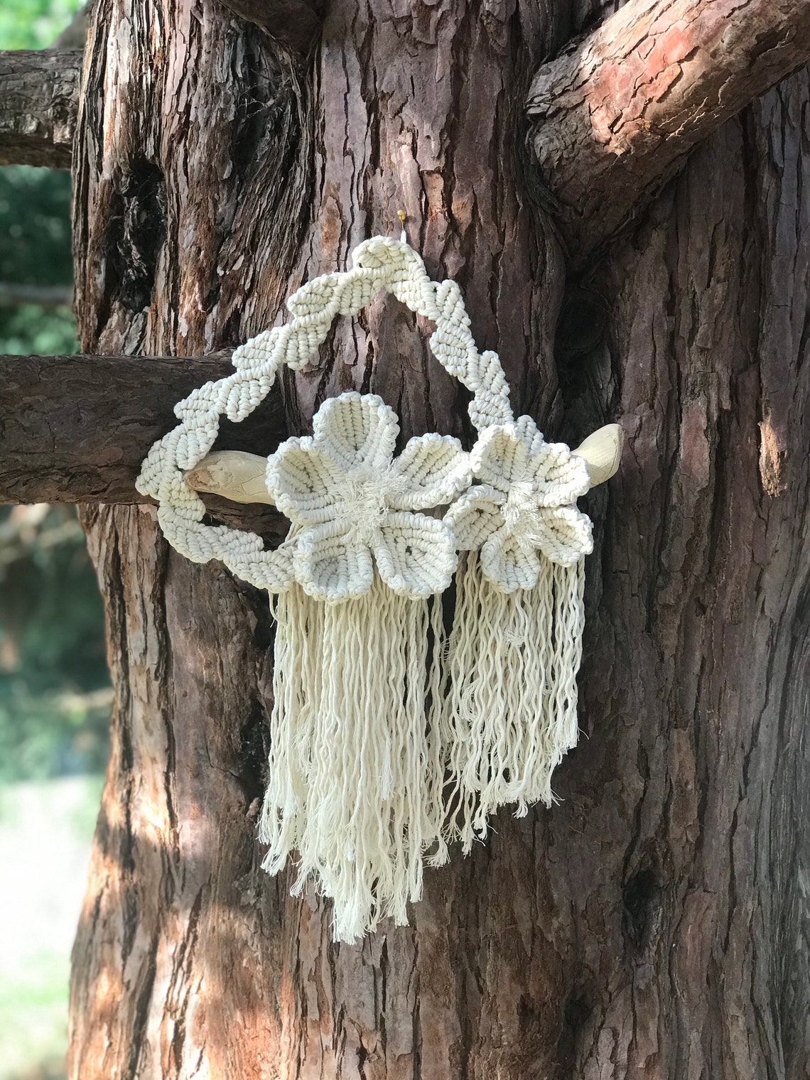 PDF Pattern Macrame Wall Hanging Macrame Flowers TutorialSet | Etsy