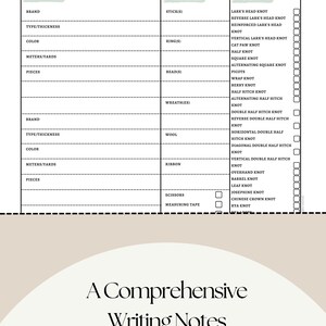 PATTERN WRITING NOTES. Master Your Craft With Macrame Pattern Writing ...