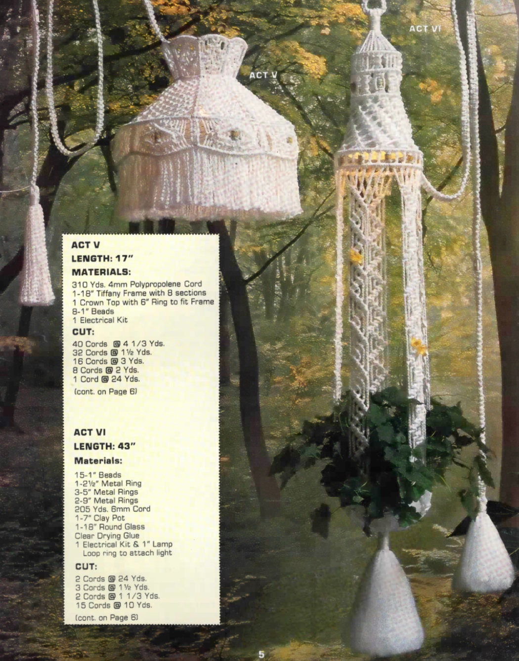 Vintage Macrame Patterns Book 1970s 14 Patterns Vintage | Etsy