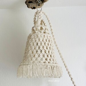 PDF Pattern Macrame Chandelier, Macrame Lampshade DIY Pattern, Macramé ...
