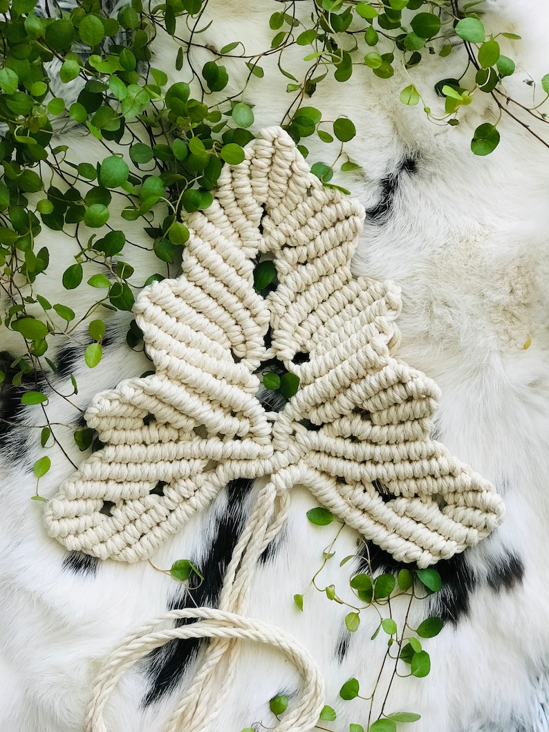 DIY Pattern Big Macrame Leaf. Macramé Pattern for Beginners. Floral ...