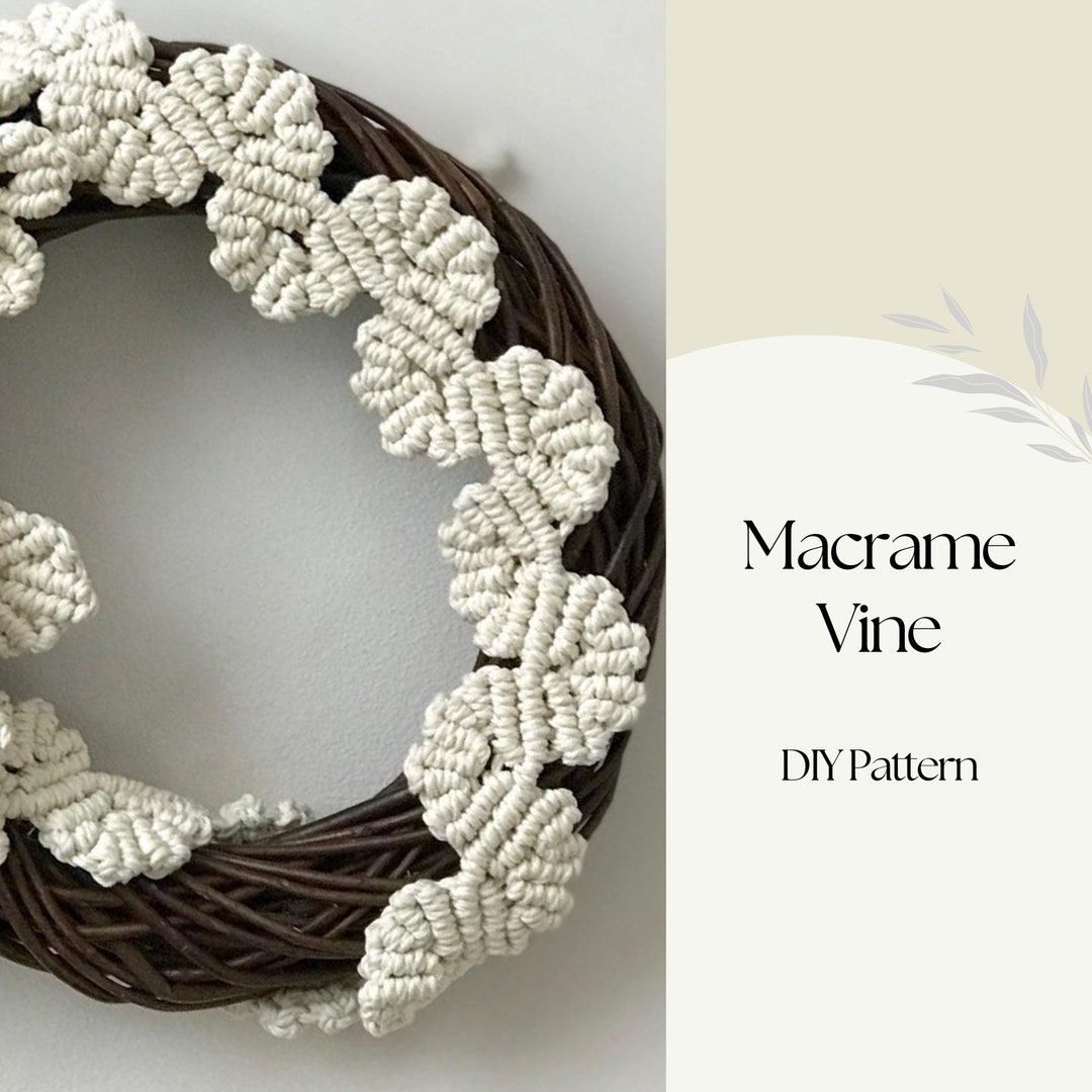 Macrame Lace BEGINNER Pattern, Tutorial PDF Pattern, Step by Step ...